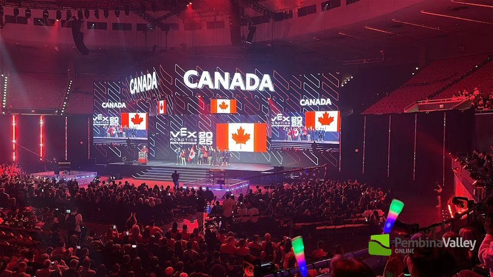 Morris robotics team sees success on Day 1 of world championships ...