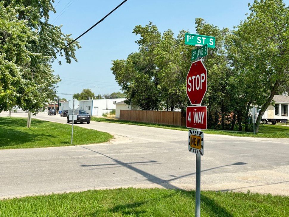 Niverville's two new 4-way stop intersections means safety for ...