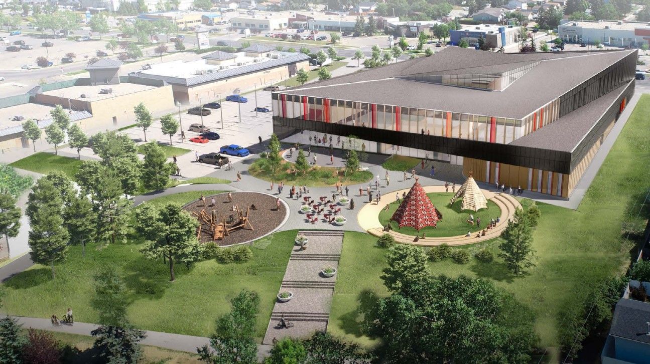 A possible new look presented for the Multi-Use Facility and Library ...