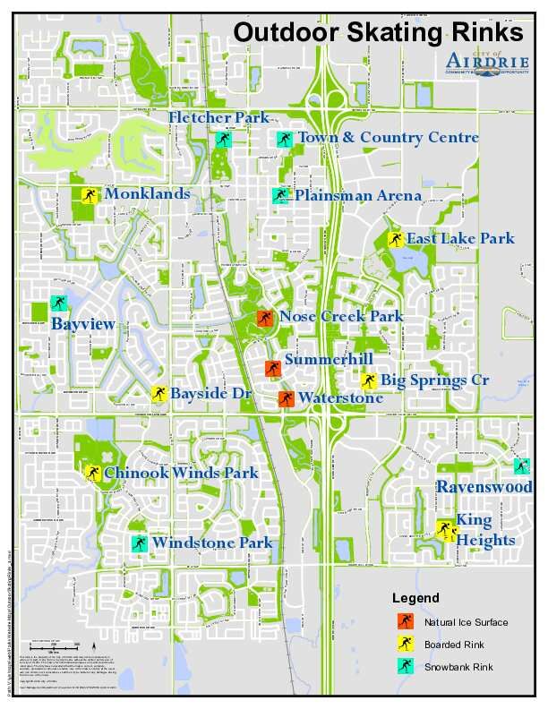 How thick is the ice? City of Airdrie releases updated natural ice ...