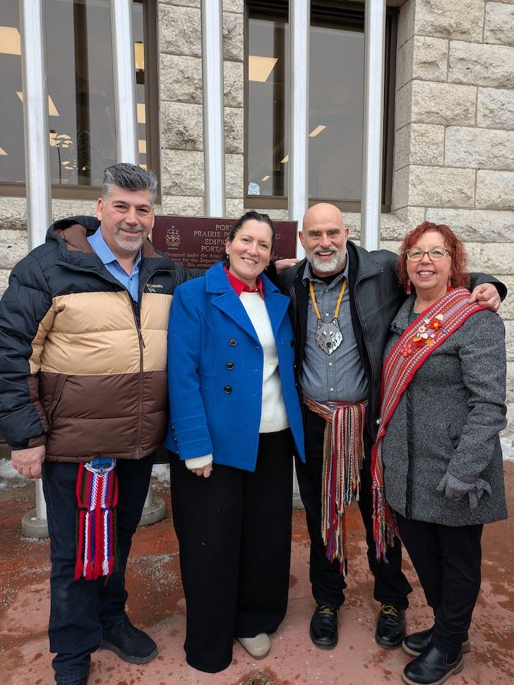 Métis flag raised in Portage ahead of Louis Riel Day celebrations ...
