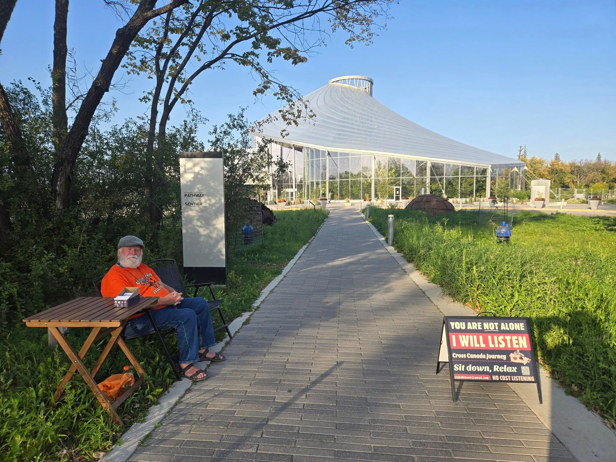 Two chairs, a table, and a listening ear: One Canadian’s mission to ...