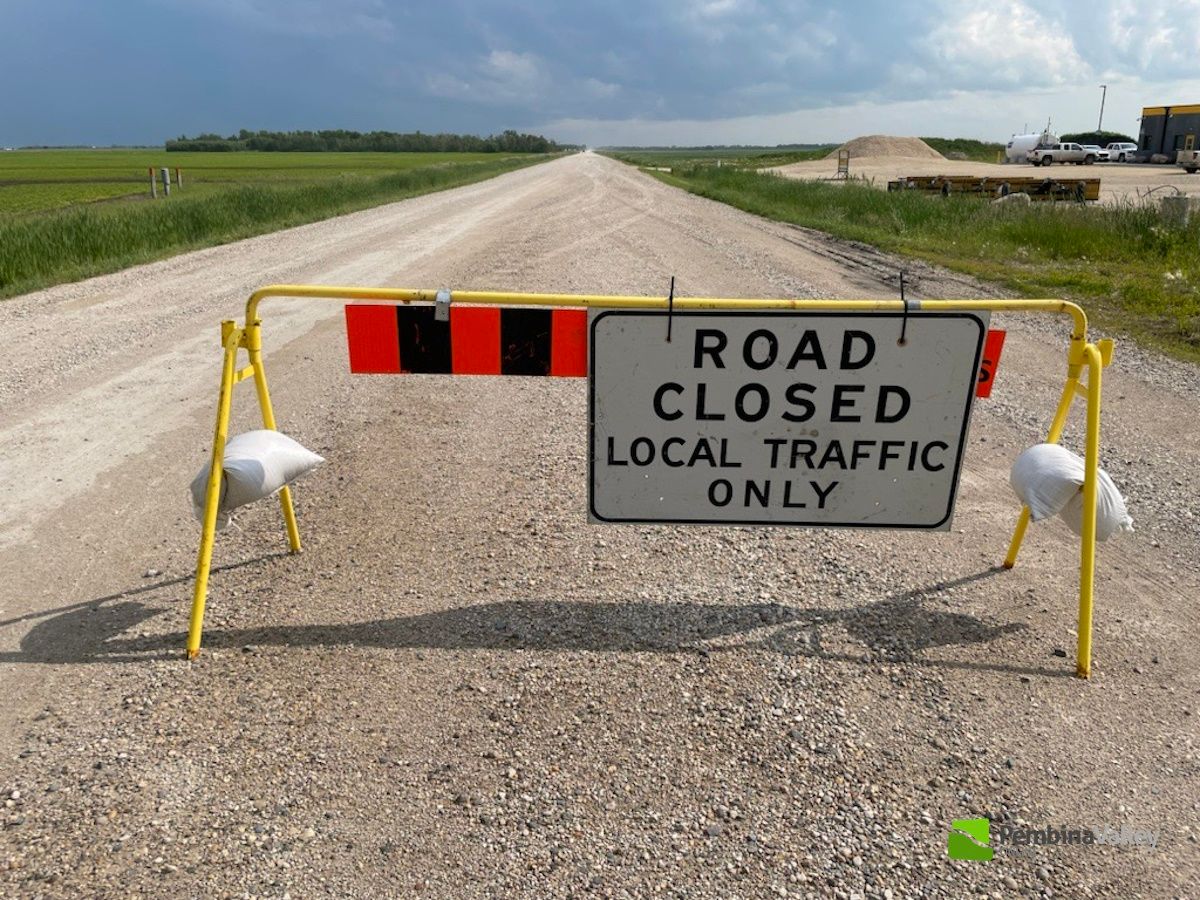 Riverside Road slowly getting re-surfaced - PembinaValleyOnline.com ...