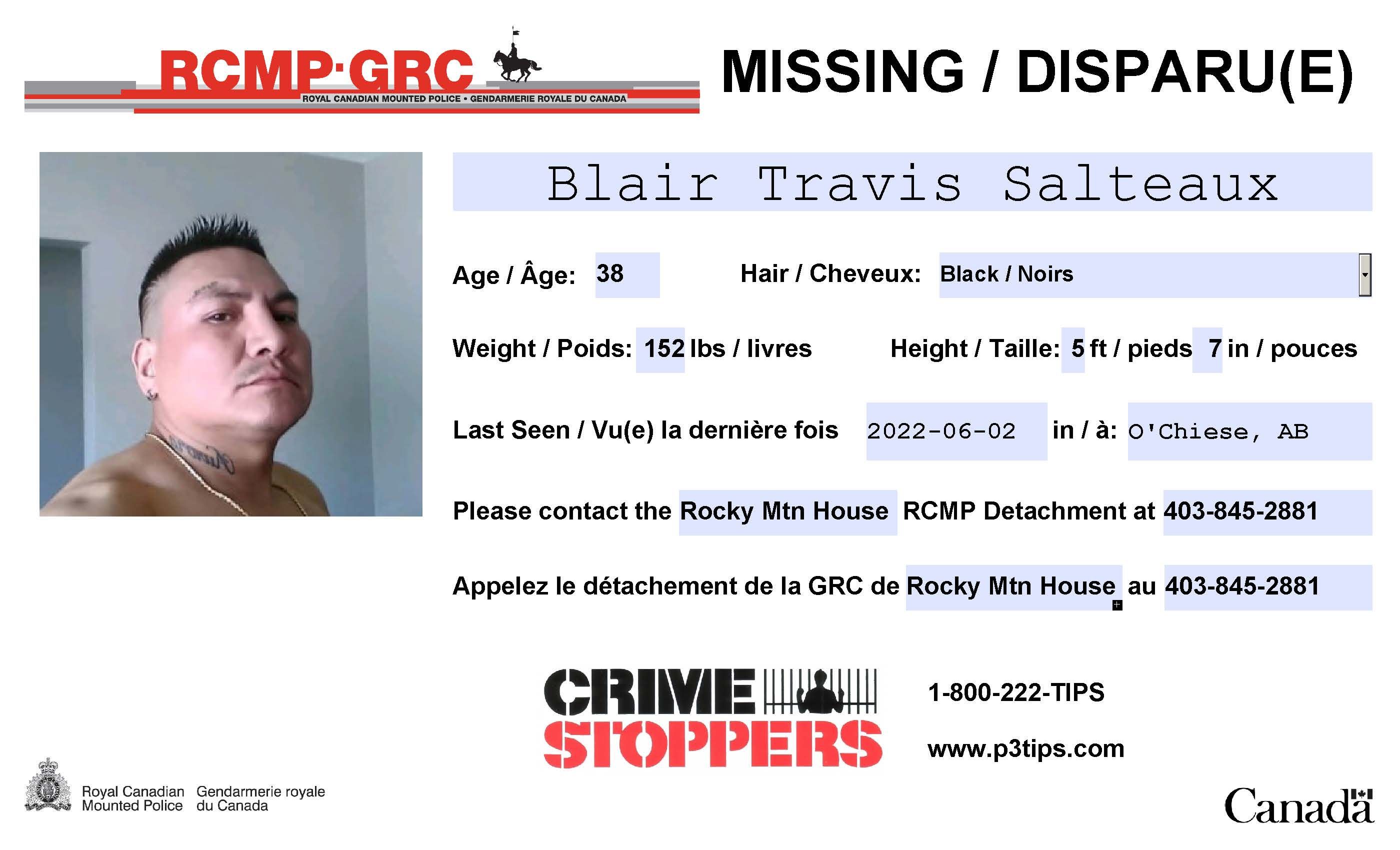 RCMP search for missing 38-year-old male - CentralAlbertaOnline.com ...