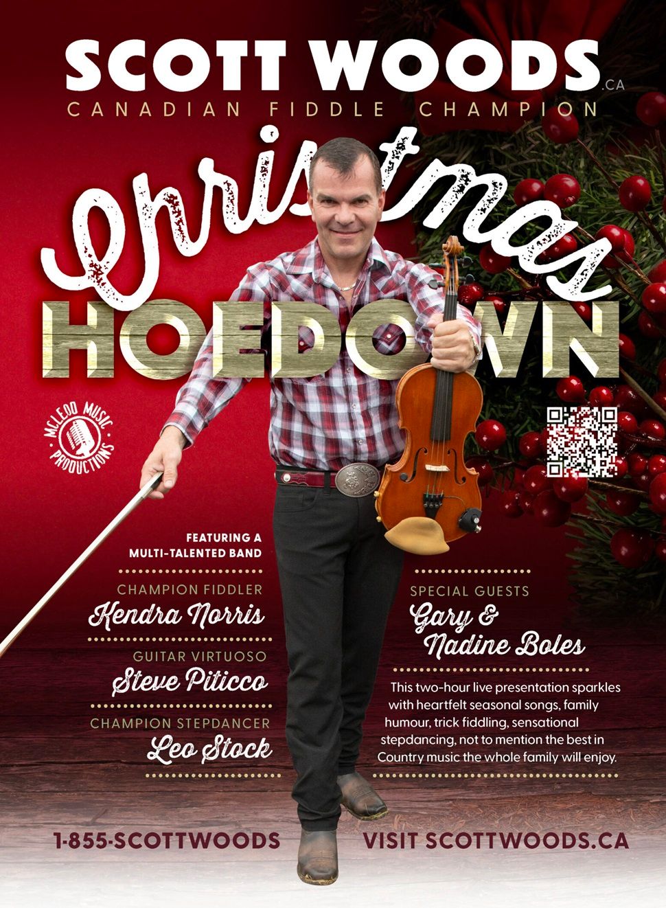 Scott Woods Christmas Hoedown coming to Moose Jaw - DiscoverMooseJaw ...