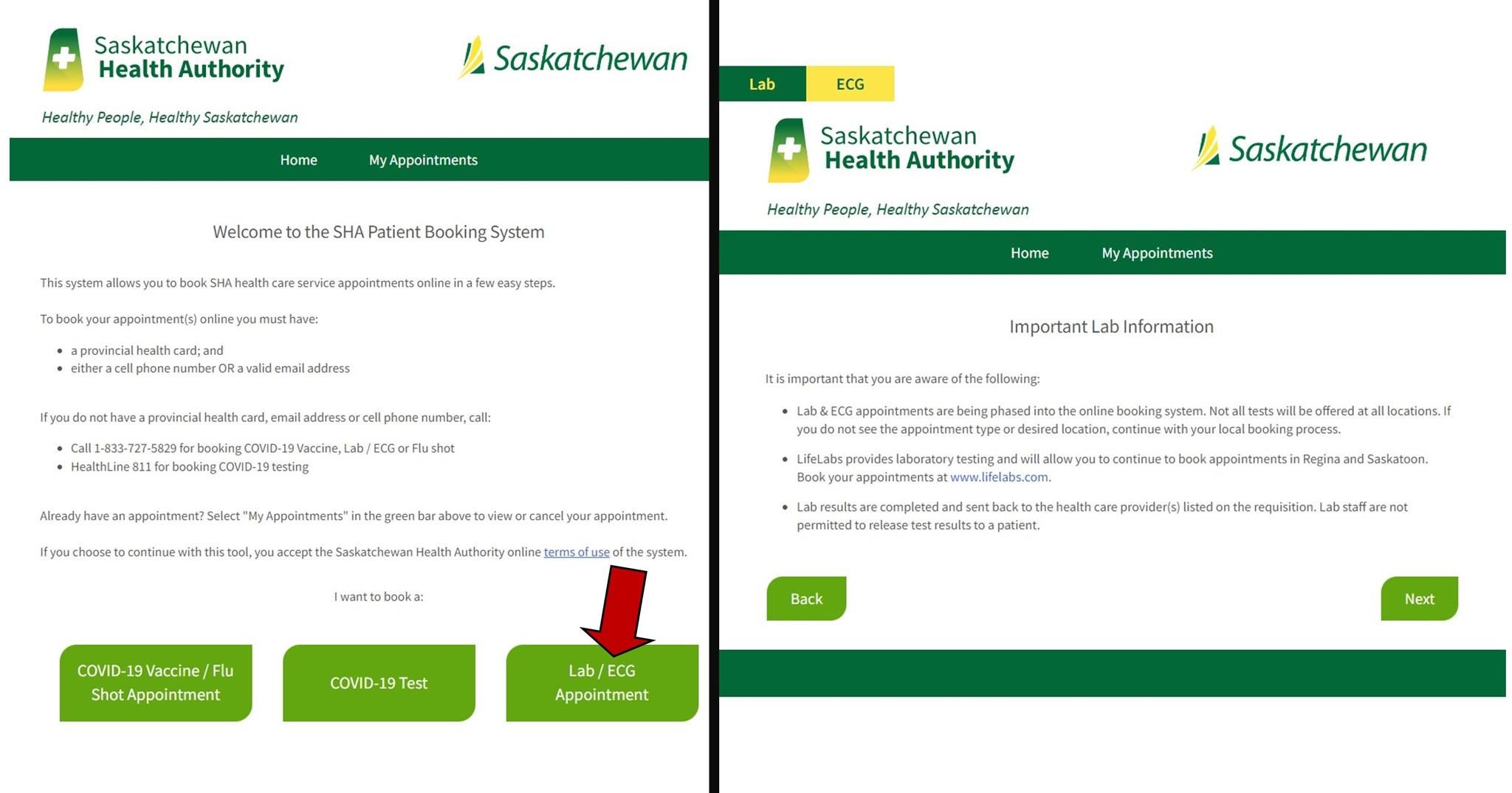 Online booking for lab work now available in Swift Current ...
