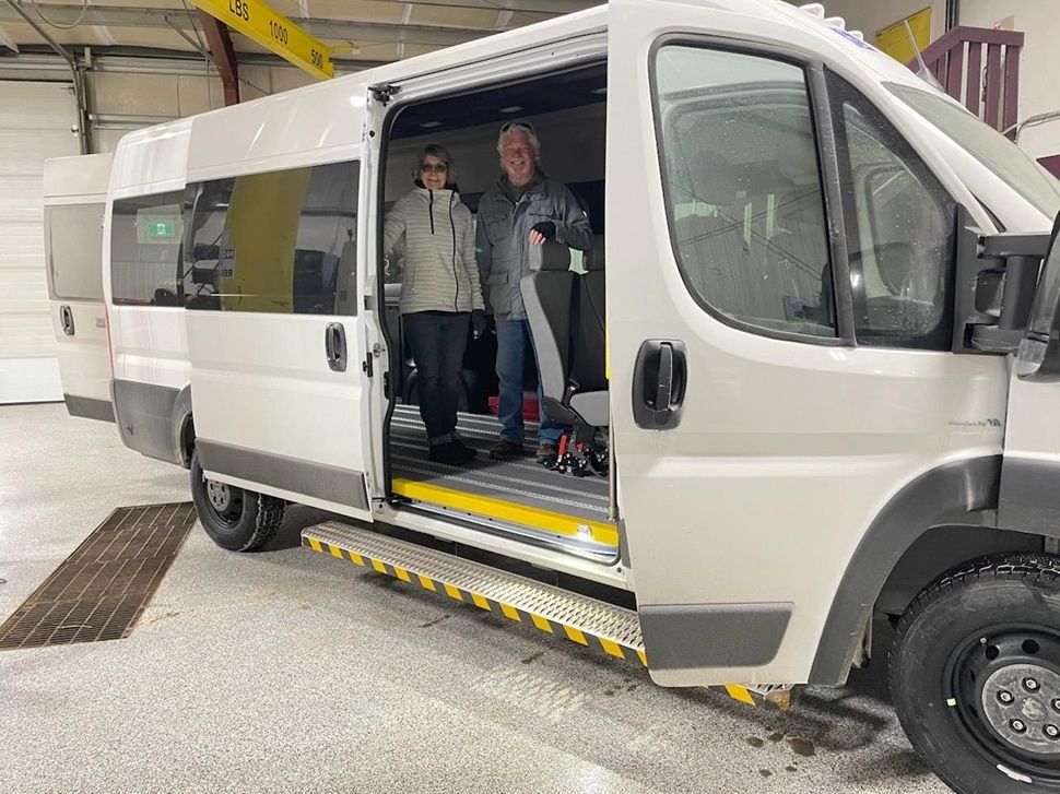 SWAVI access van pulls up in Swift Current for The Meadows ...