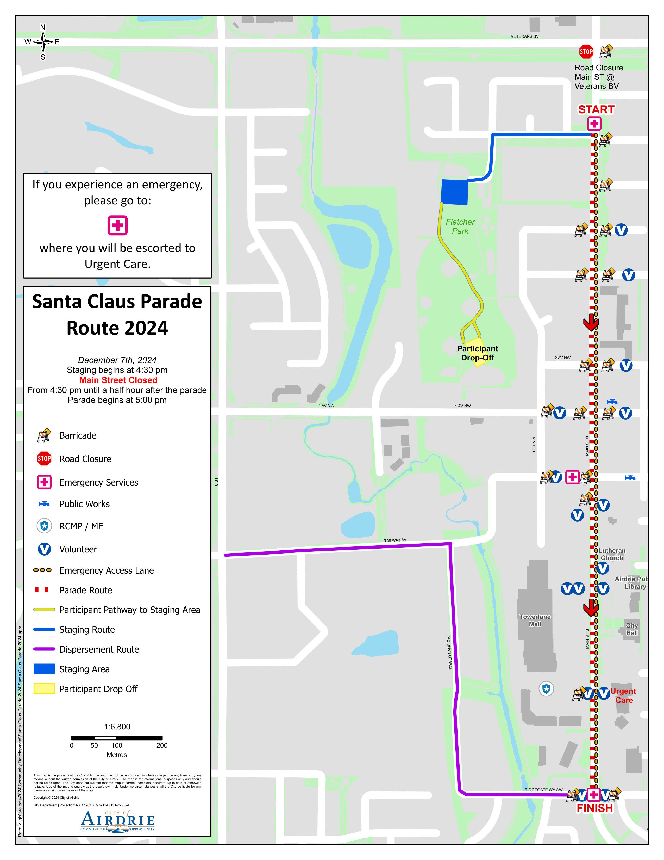 Airdrie’s Santa Parade and Holiday Train: Road closures, parking, and ...