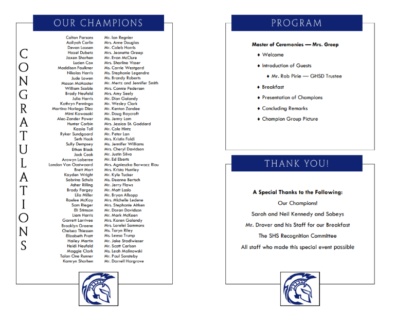 Strathmore High School recognizes their champions - StrathmoreNow.com ...