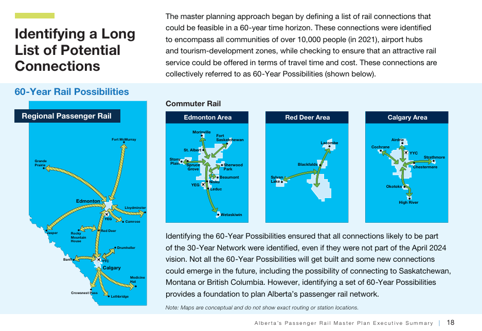 What Alberta’s passenger rail master plan could mean for Airdrie ...