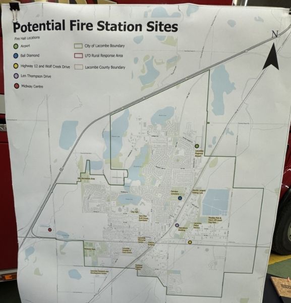 Public input shapes early study for Lacombe’s new fire station location ...