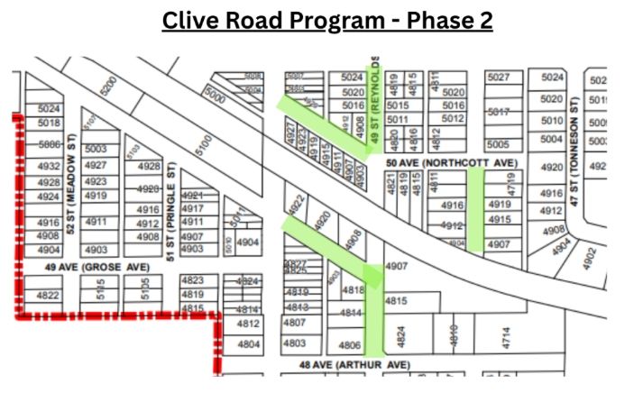 Clive moves into phase 2 of road improvement plan ...