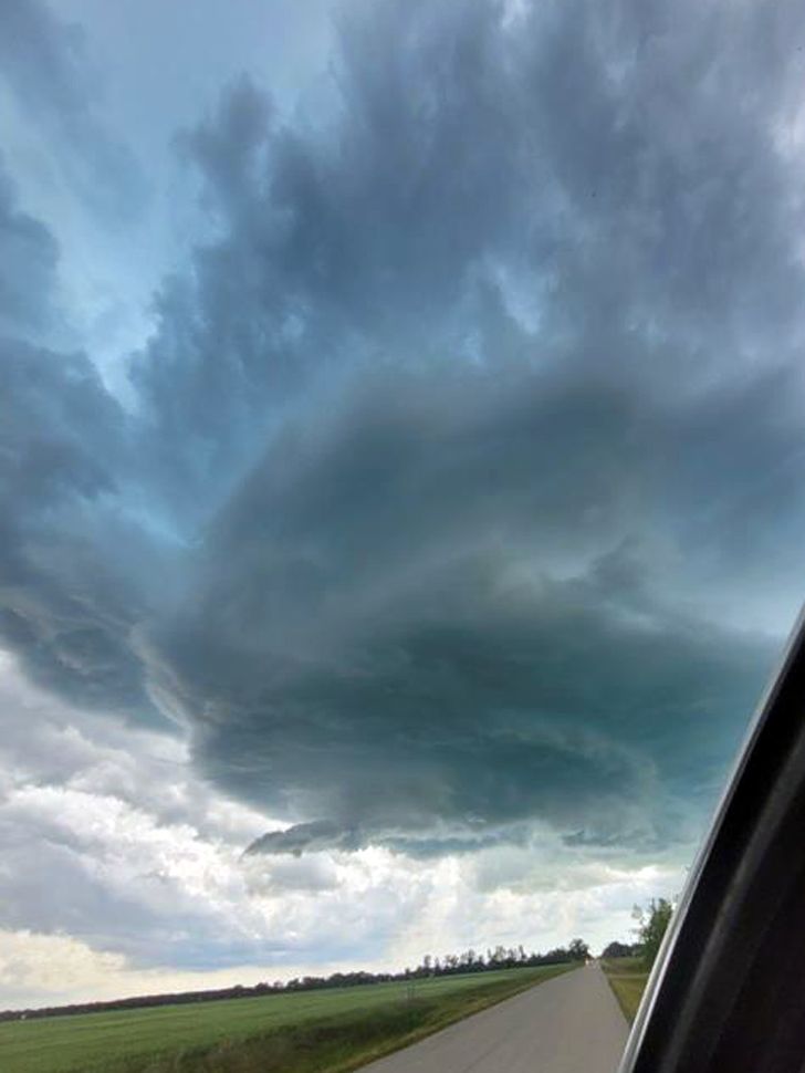 Severe storm watch in effect as hail hits Dominion City, rotation ...