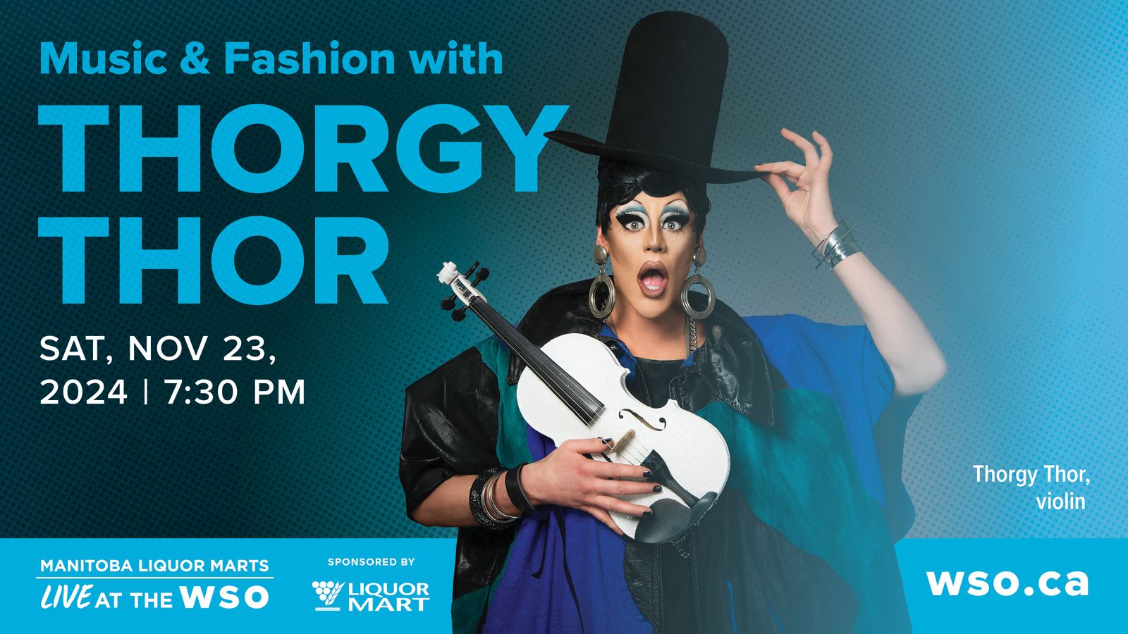 Drag star Thorgy Thor blends music and fashion with the WSO ...