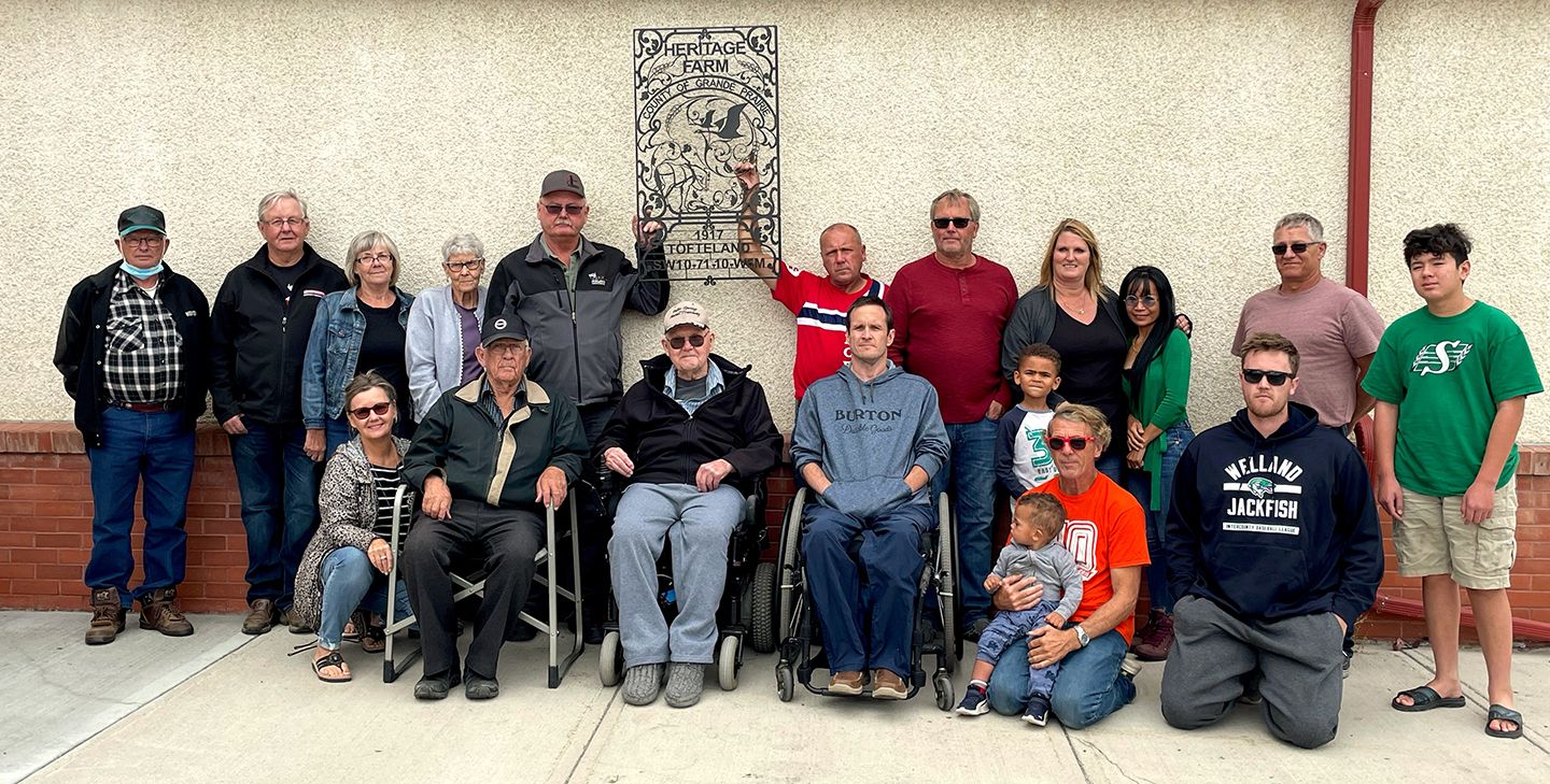 Tofteland family recipients of a 100 Years of Farming Heritage ...