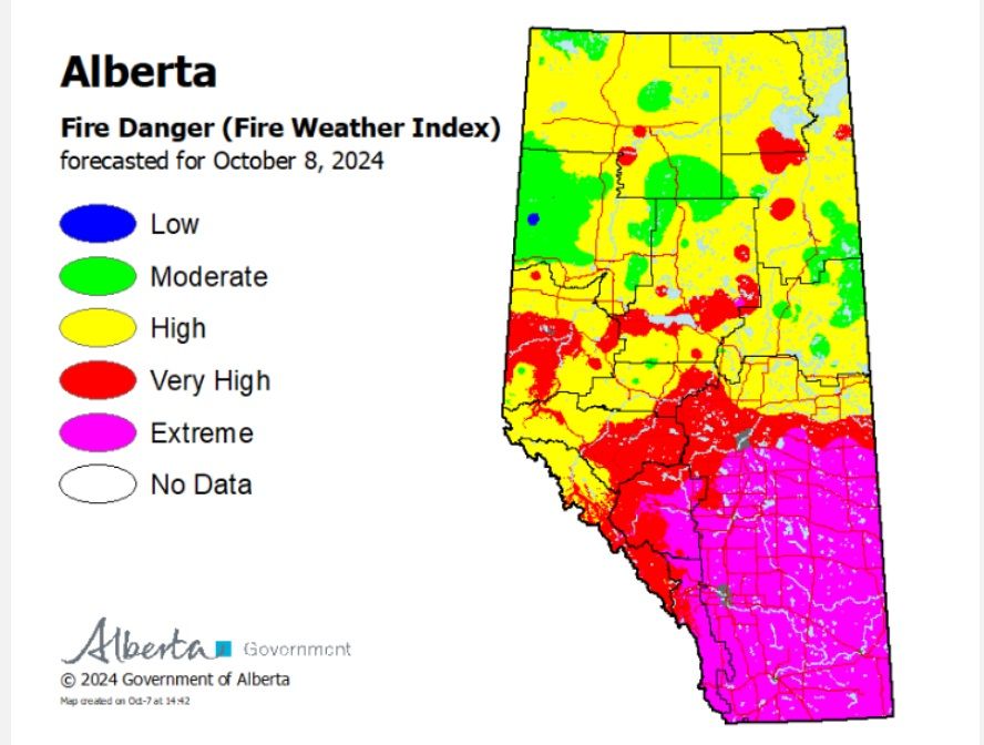 Wildfire season isn't over just yet - Calgary Forest Area under ...