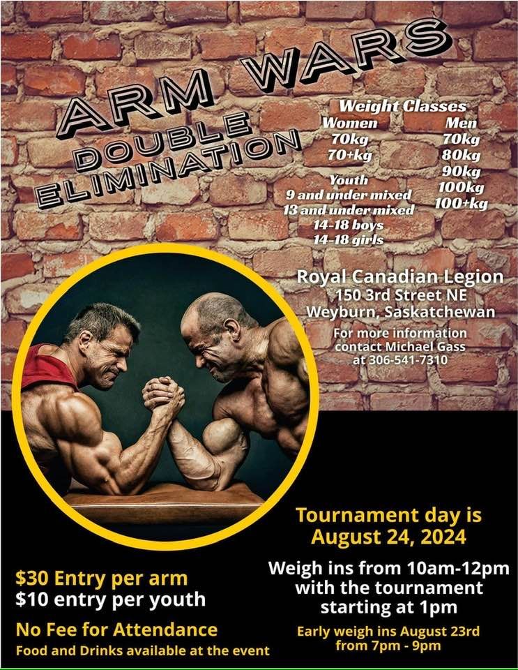 Anyone can try to take it over the top with Arm Wrestling event in ...