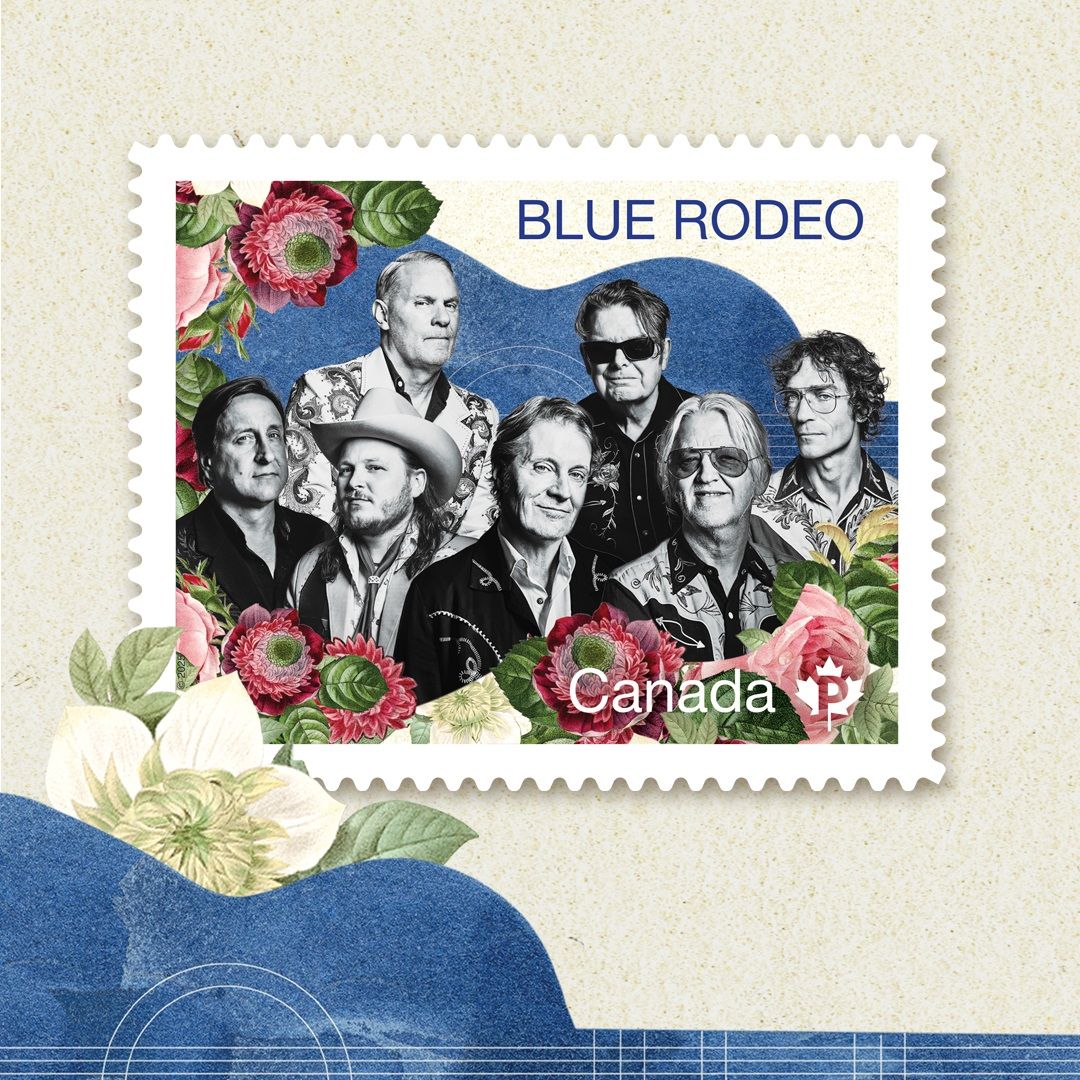 One of Canada's premier bands is now on a Canada Post stamp ...
