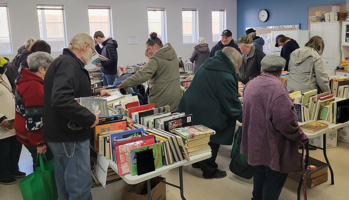 WPL Spring Book Sale kicks off with a crowd - DiscoverWeyburn.com ...