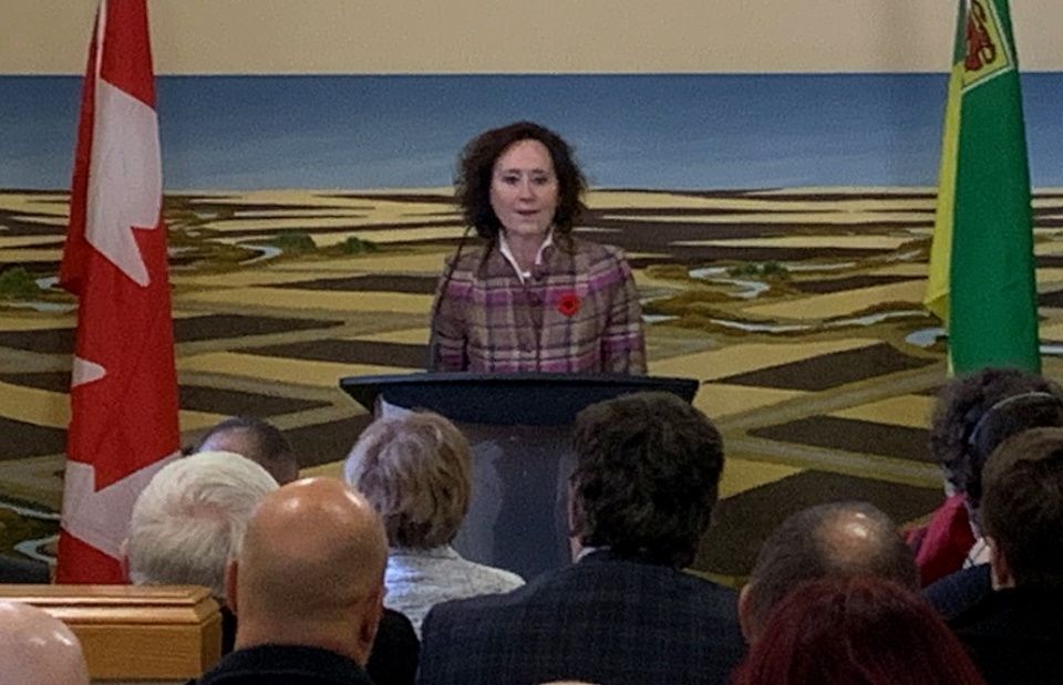 Attorney General, Justice Minister Eyre visits Weyburn Courthouse to ...