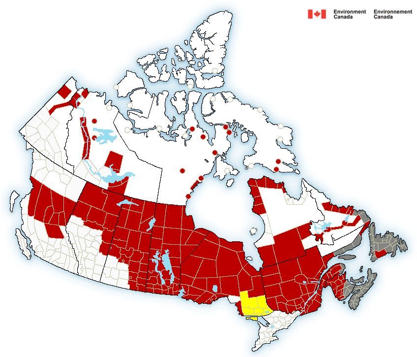 Final frostbitten hurrah... for now: warnings for much of Canada ...