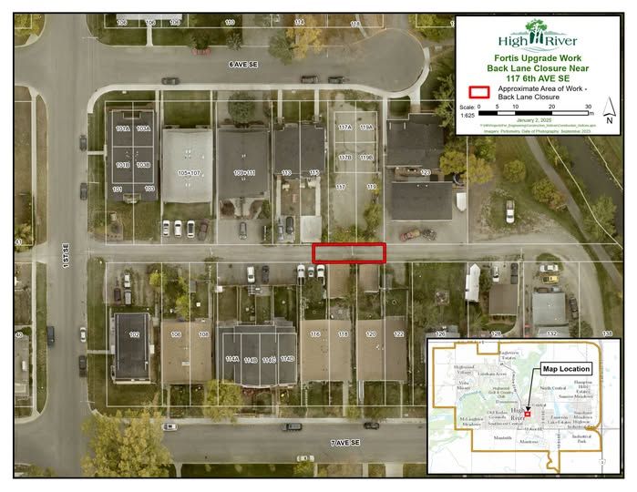 Upgrades to existing infrastructure will cause lane close in High River ...