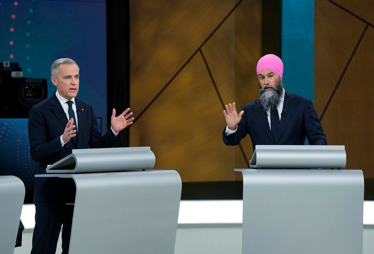 'You, sir, are not a change': Party leaders target Carney in final ...