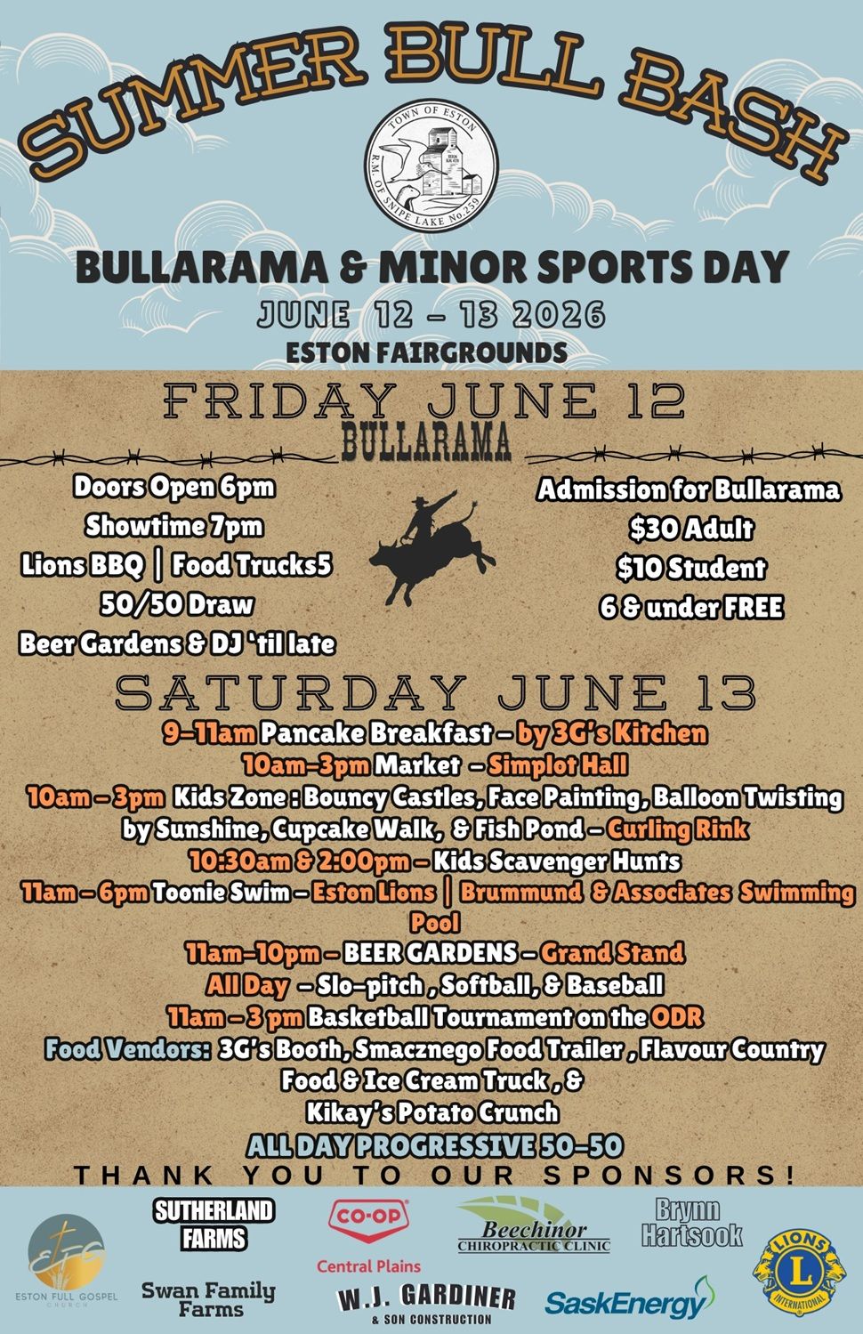 Eston gearing up for two days of bull riding, sports, and family fun ...
