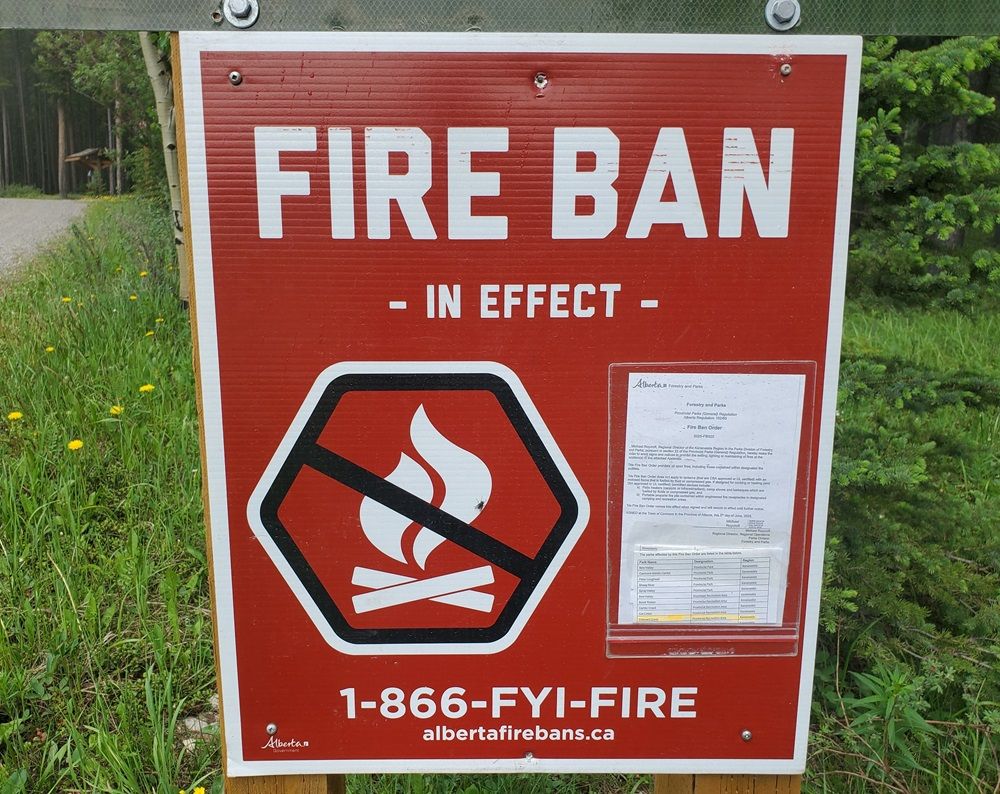 Current fire ban covers Kananaskis Country - OkotoksOnline.com - Local ...
