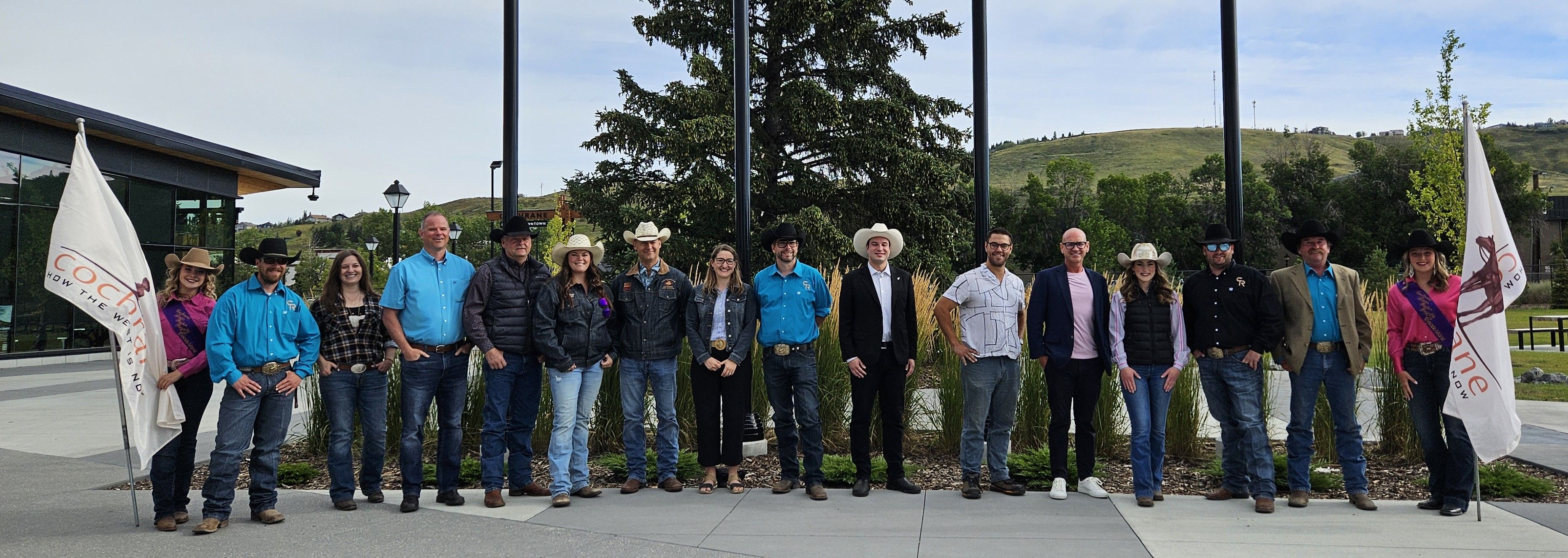 Cochrane Lions Rodeo flag raised - CochraneNow: Cochrane, Alberta's ...