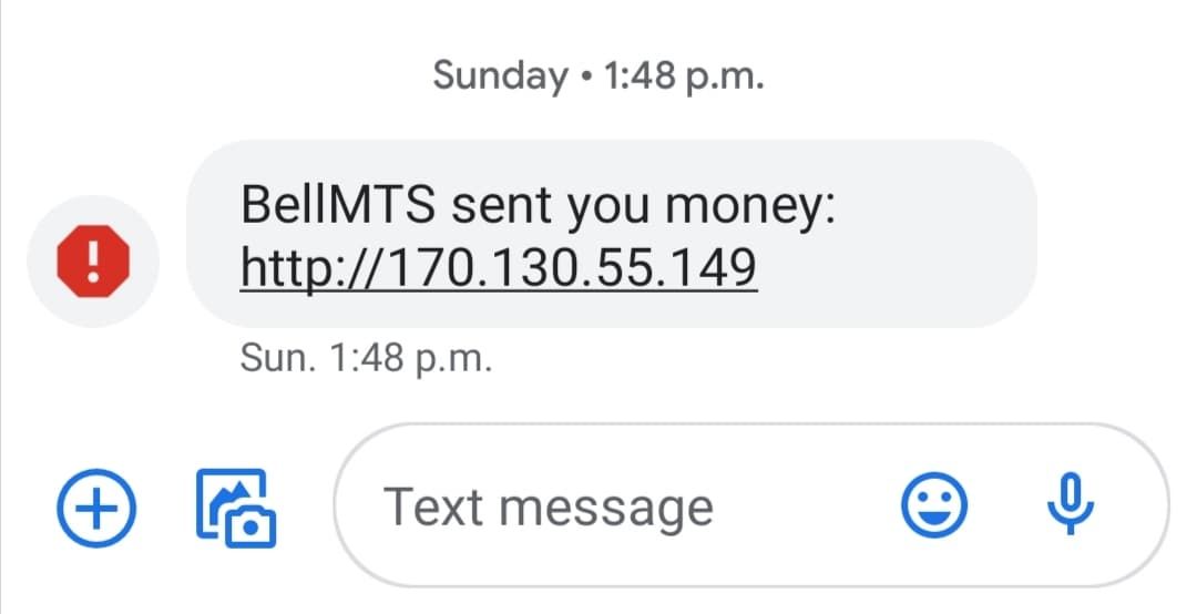 Authorities warning of BellMTS impersonation scam - Classic107 ...