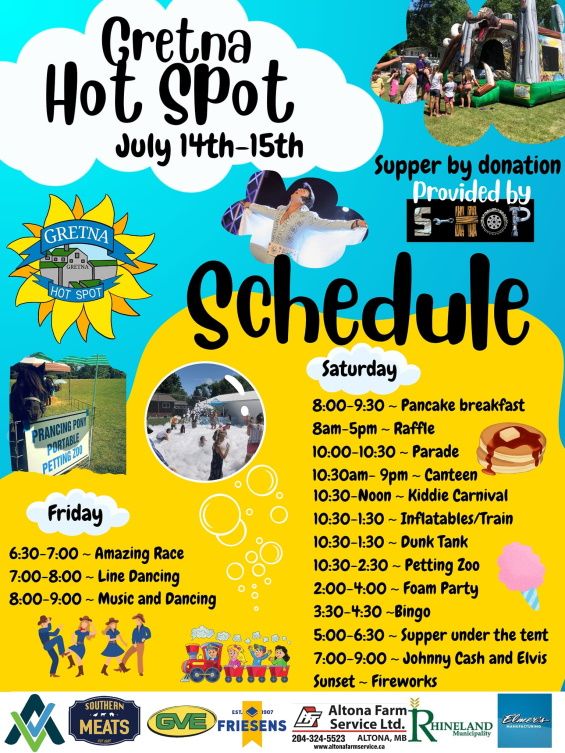 See you at Gretna Hot Spot Festival this weekend - PembinaValleyOnline ...