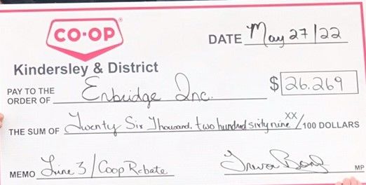 Equity cheque becomes food and shelter - WestCentralOnline: West ...