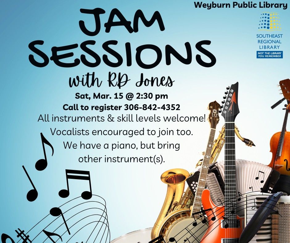Musicians, singers of all levels: it's time to Jam at the WPL ...