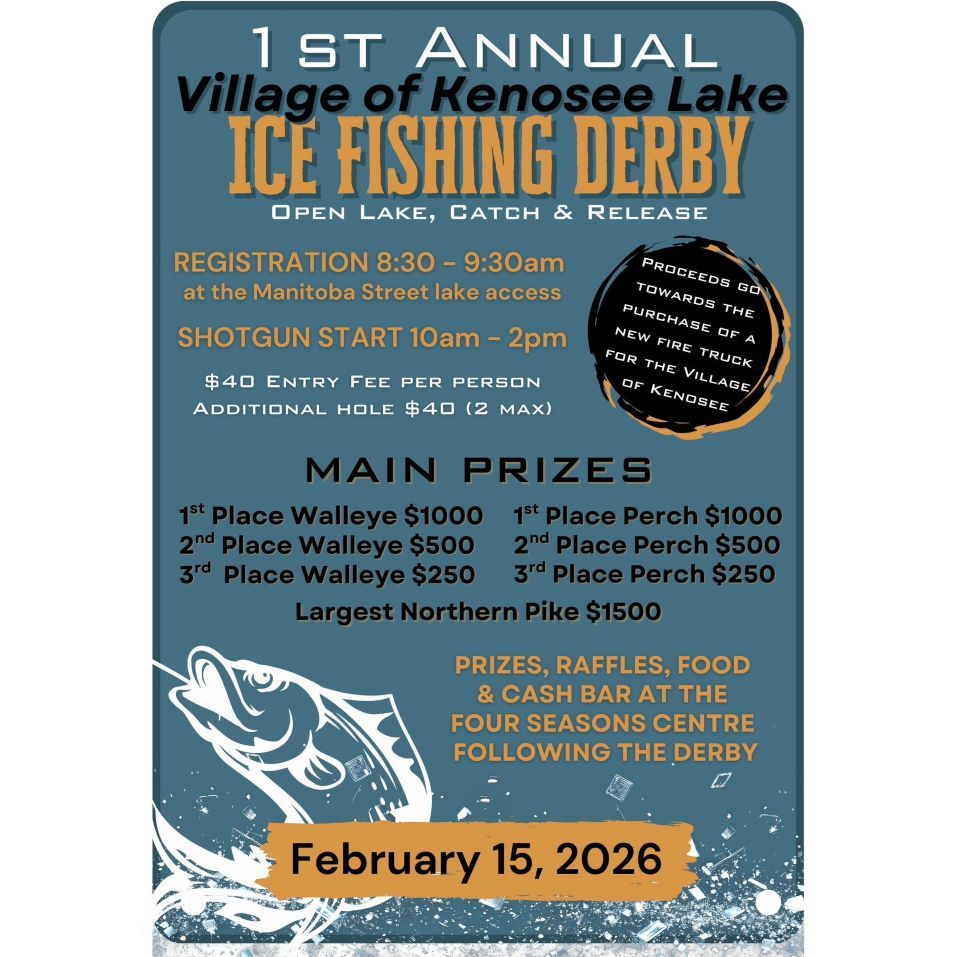 Village of Kenosee Lake hosting inaugural Ice Fishing Derby raising ...