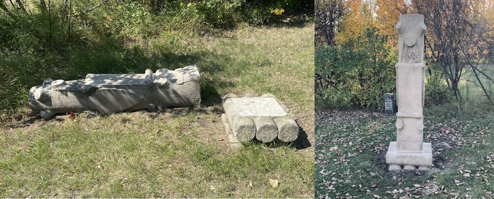 Morden invests in aging monuments at Hillside Cemetery ...