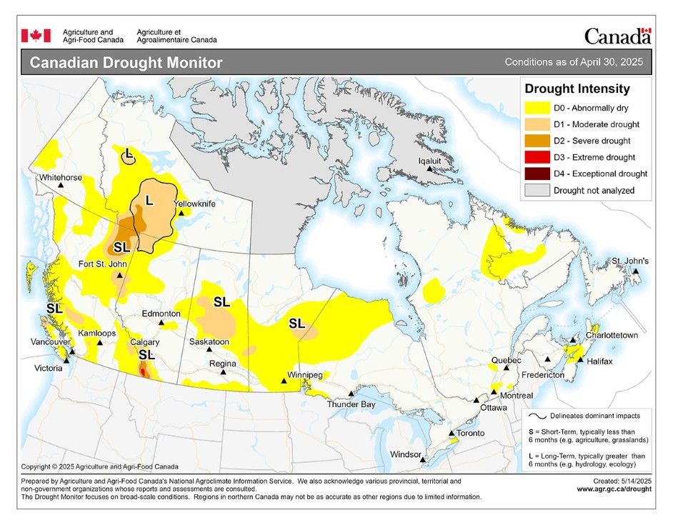 Drought developing in northern Saskatchewan agricultural region ...