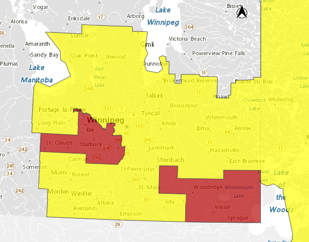 Tornado warning accompanies severe thunderstorm warning in southern ...