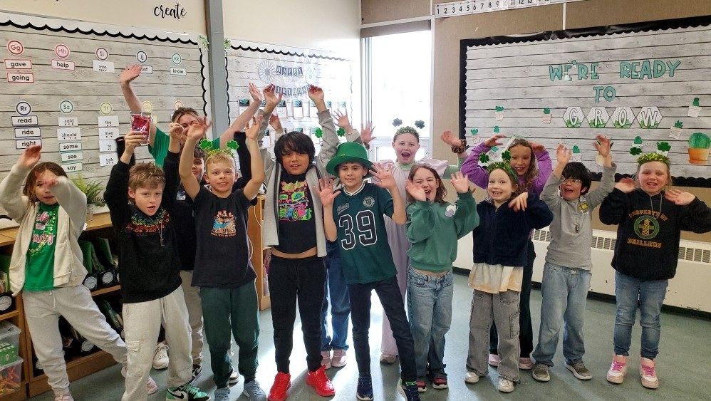Grade 3 class from C. Ian McLaren school were thrilled to win the ...