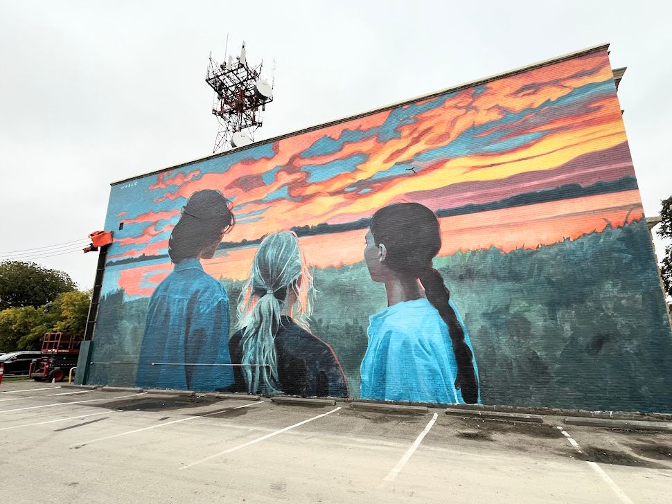 Prairie spirit captured in new Portage mural - PortageOnline.com ...