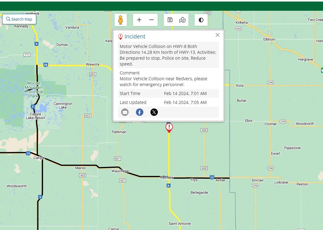 Emergency personnel respond to crash near Redvers - DiscoverWeyburn.com ...