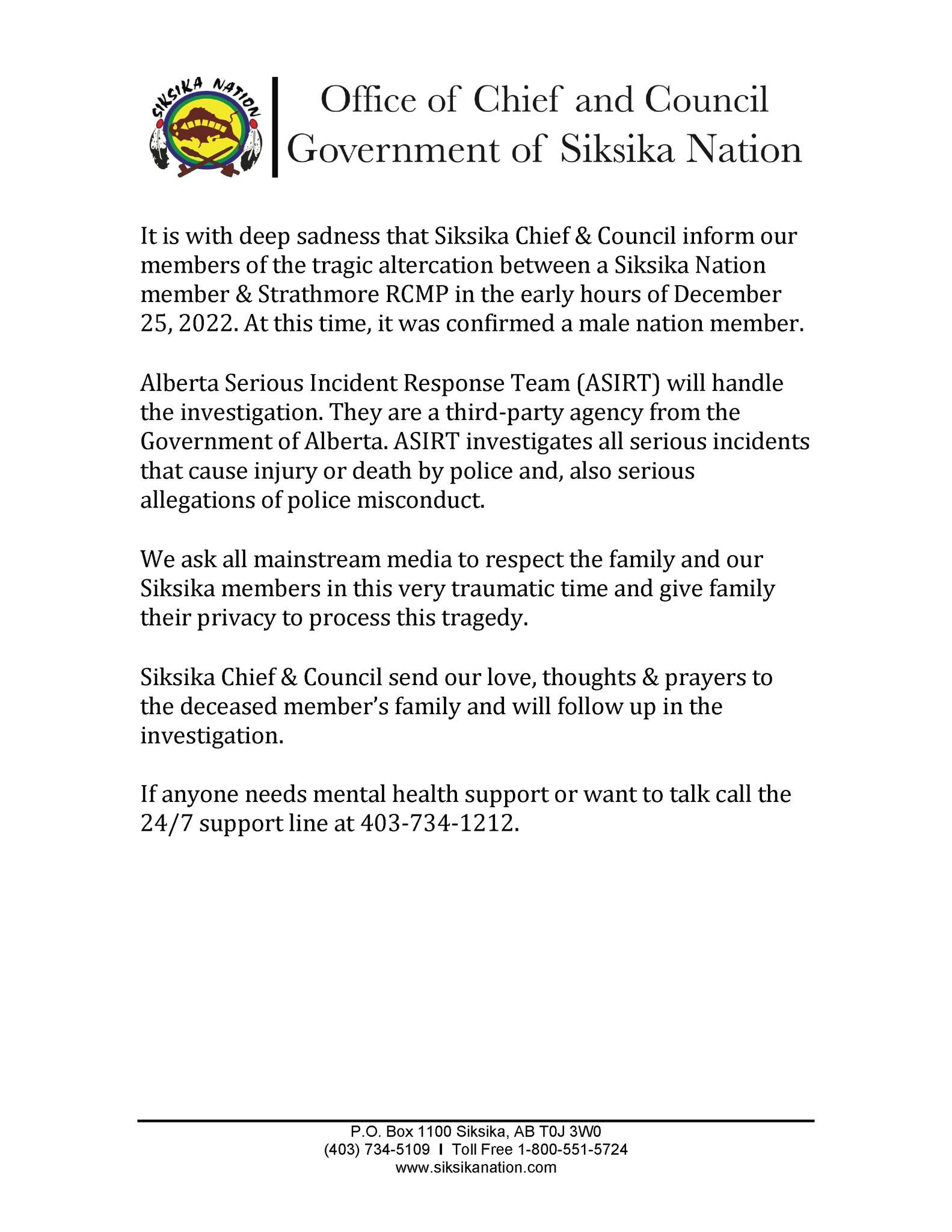 Update Rcmp Officer Involved Shooting In Strathmore Local News 0030