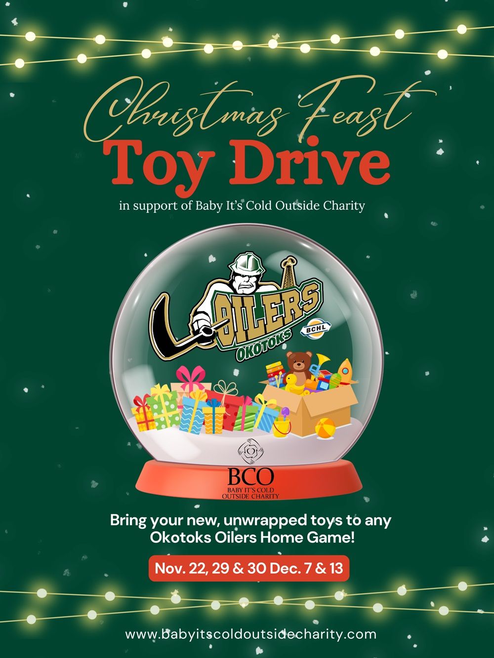 It's 'Christmas Jersey' night at Friday's Okotoks Oilers game ...