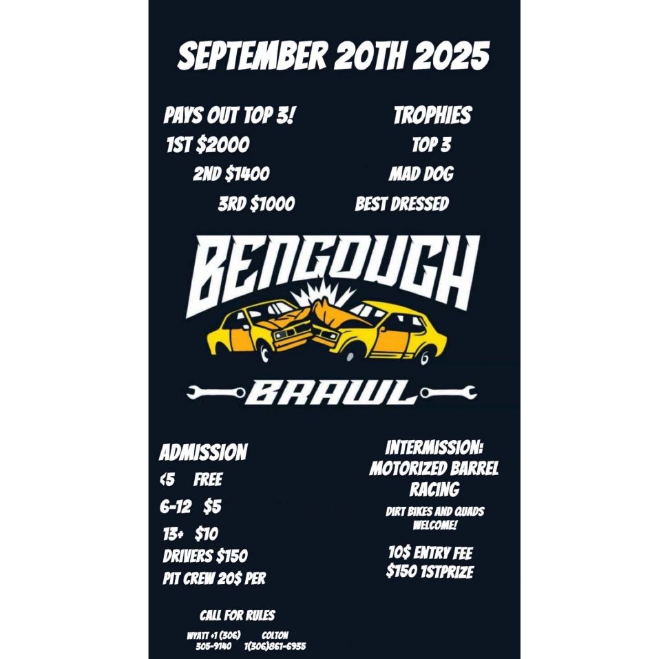 'Smash Hit': Second annual Bengough Brawl Demolition Derby to take ...