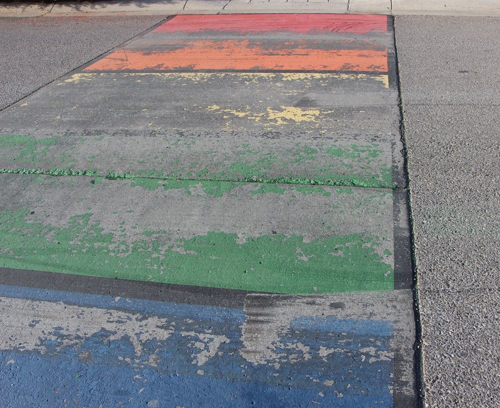 High River Pride crosswalk vandalized within hours of being painted ...