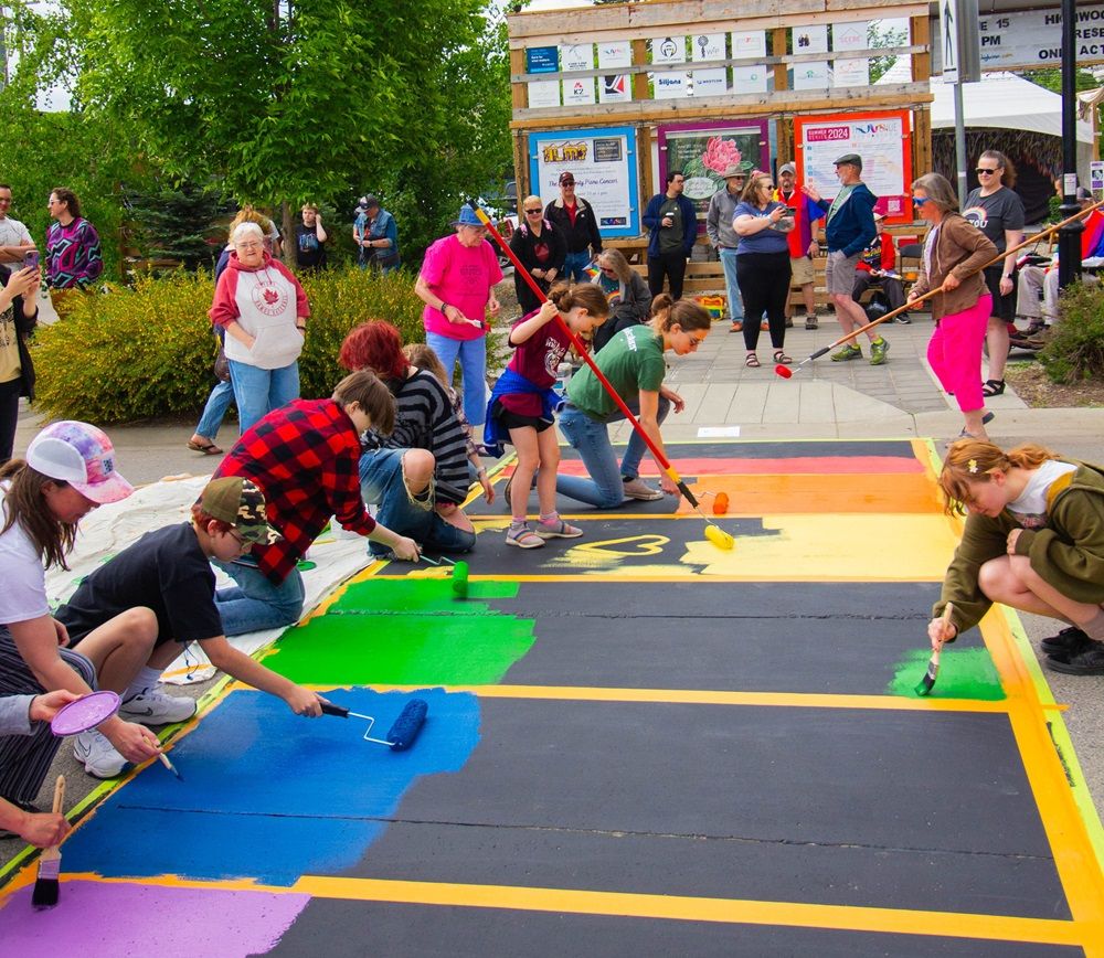 High River Pride crosswalk vandalized within hours of being painted ...