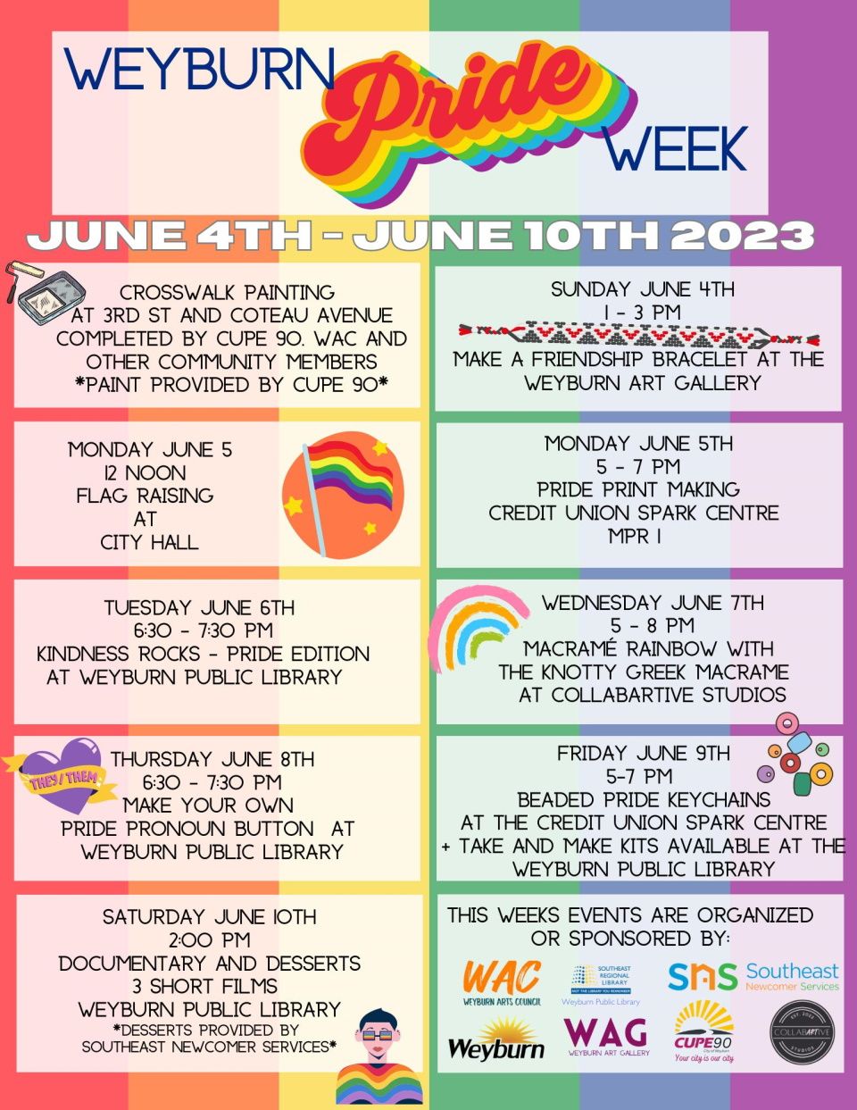 Weyburn Arts Council planning full week of activities for Pride Week ...