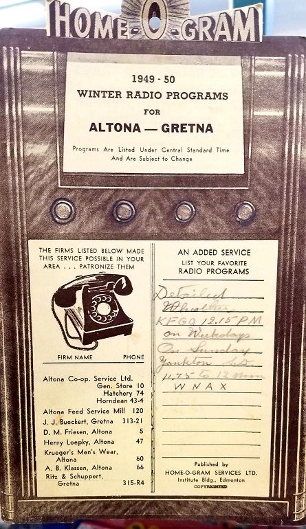As we celebrate CFAM's 67th anniversary, we talk radio memorabilia with ...