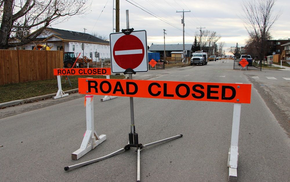 Road closed for gas line and utility work - OkotoksOnline.com - Local ...
