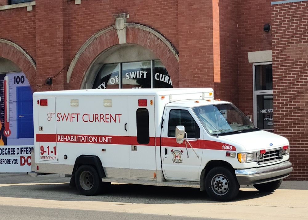 Firefighter paramedics & unit from Swift Current on standby for ...